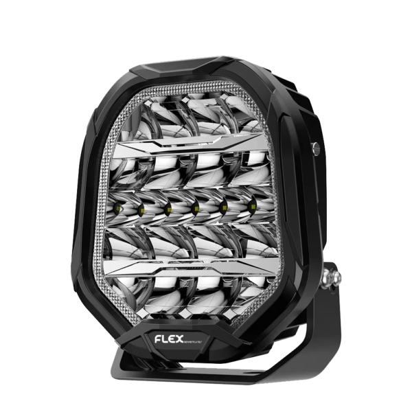 Flex 7″ DRL Spotlights with dual colour DRL | Go Prepared 4x4 and Camping